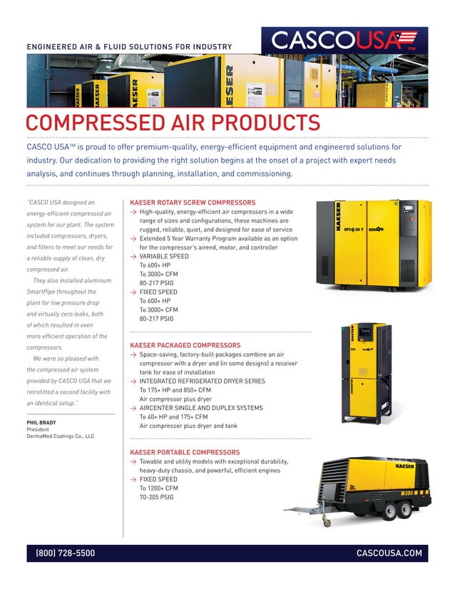 CASCO USA Compressed Air | PDF