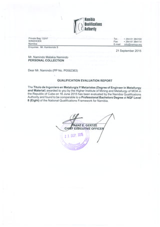 NQA Evaluation Letter for Mr Namindo.PDF