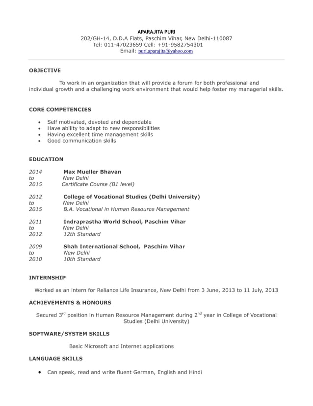 Aparajita_Puri_CV | PDF