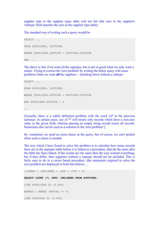Zero values in Priority tables - a blessing and a curse | PDF | Databases | Computer Software ...