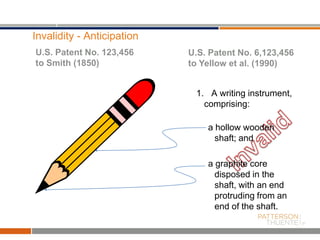 Patent Infringement And Validity Analysis | PDF