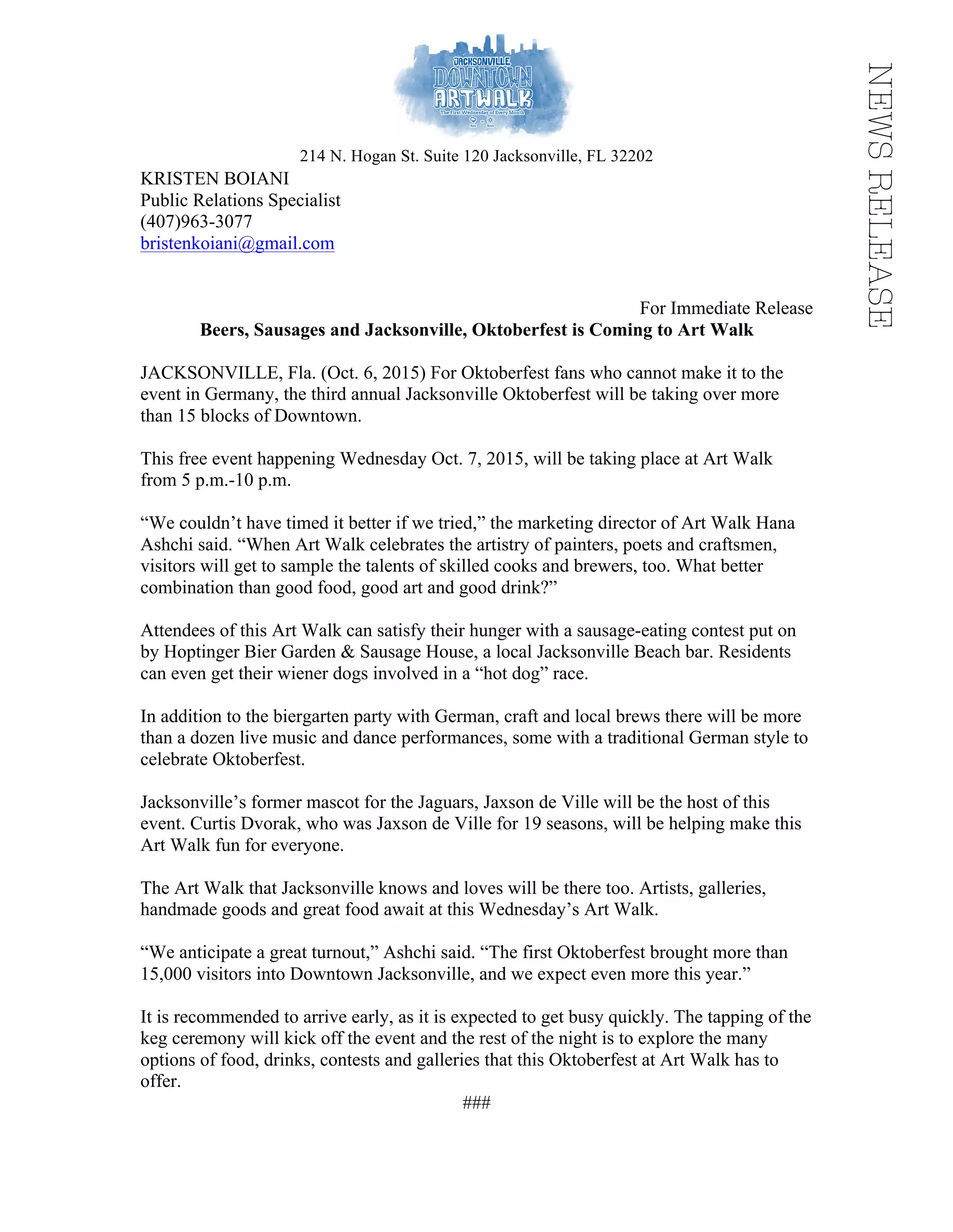 Final News Release 1 | PDF