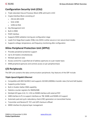 ds894-zynq-ultrascale-plus-overview | PDF
