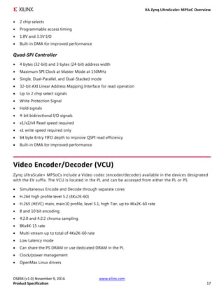 ds894-zynq-ultrascale-plus-overview | PDF