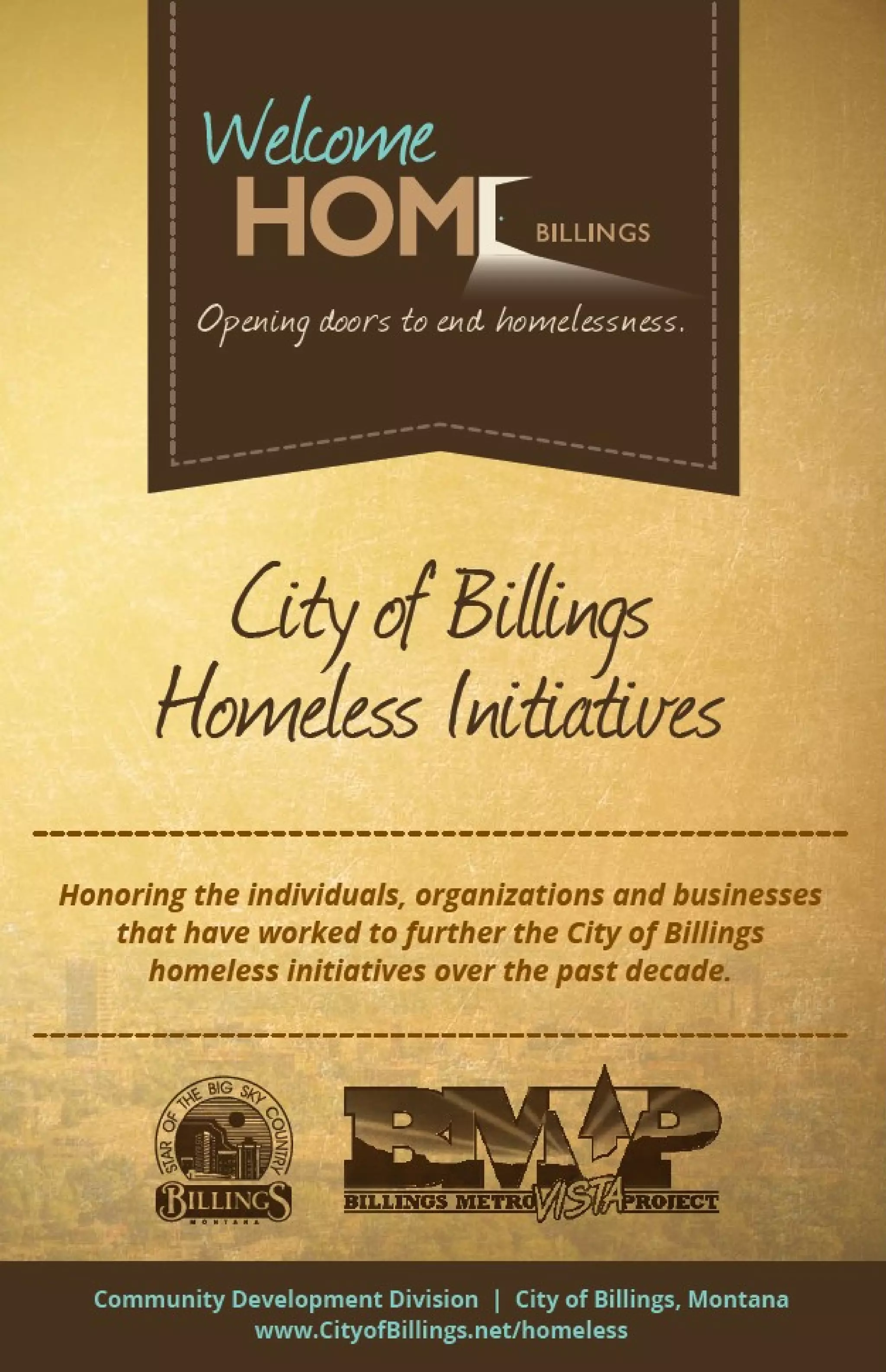 Billings Metro VISTA Project Impacts Homelessness | PDF