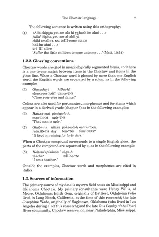 A Choctaw Reference Grammar George Aaron Broadwell | PDF