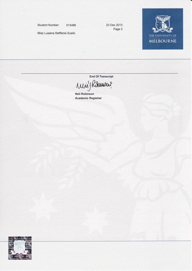 Academic Transcript-23 Dec 2013 | PDF