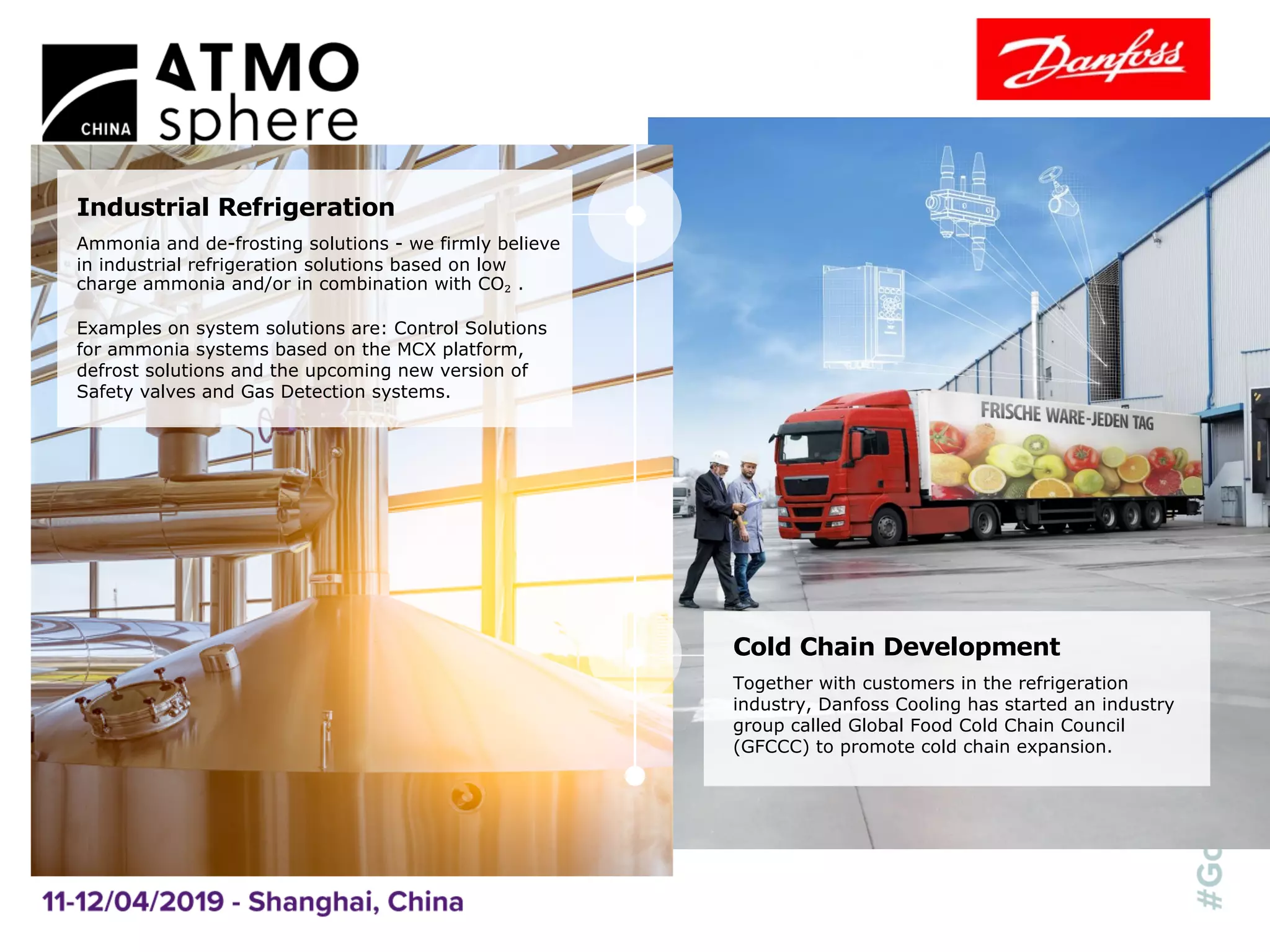 Danfoss - Safe use of NH3 in China's cold chain industry | PPT
