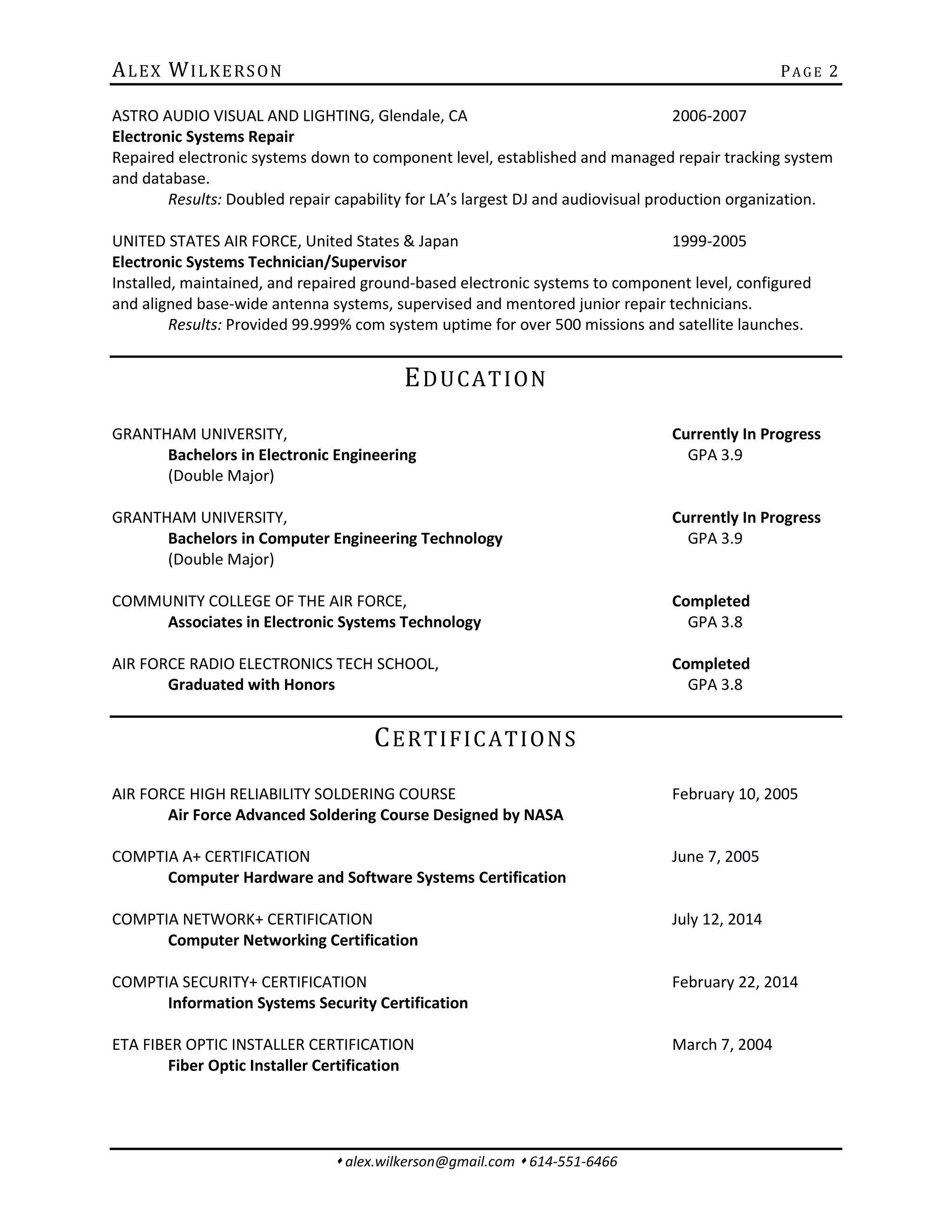 JPL Intern Resume - 28May2015 | PDF