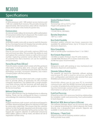 M3000 Data Sheet | PDF