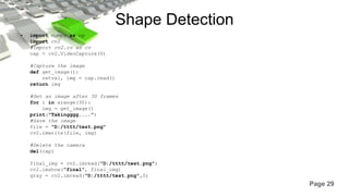 Law cost portable machine vision system | PPT