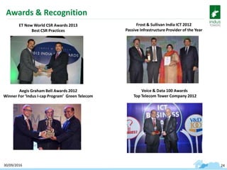 Indus Towers_Corporate Presentation May 2016 | PPTX