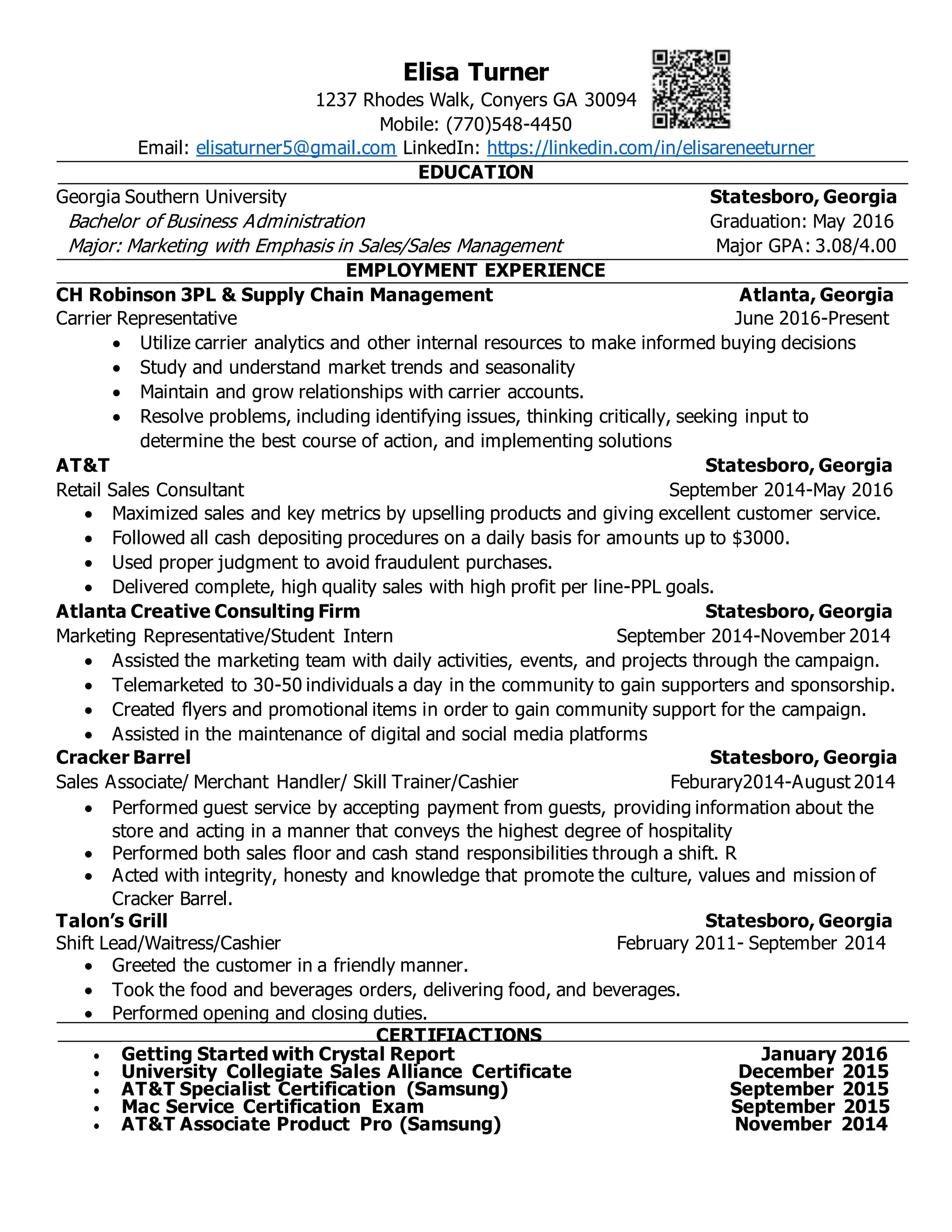 Elisa Resume 1.6.17