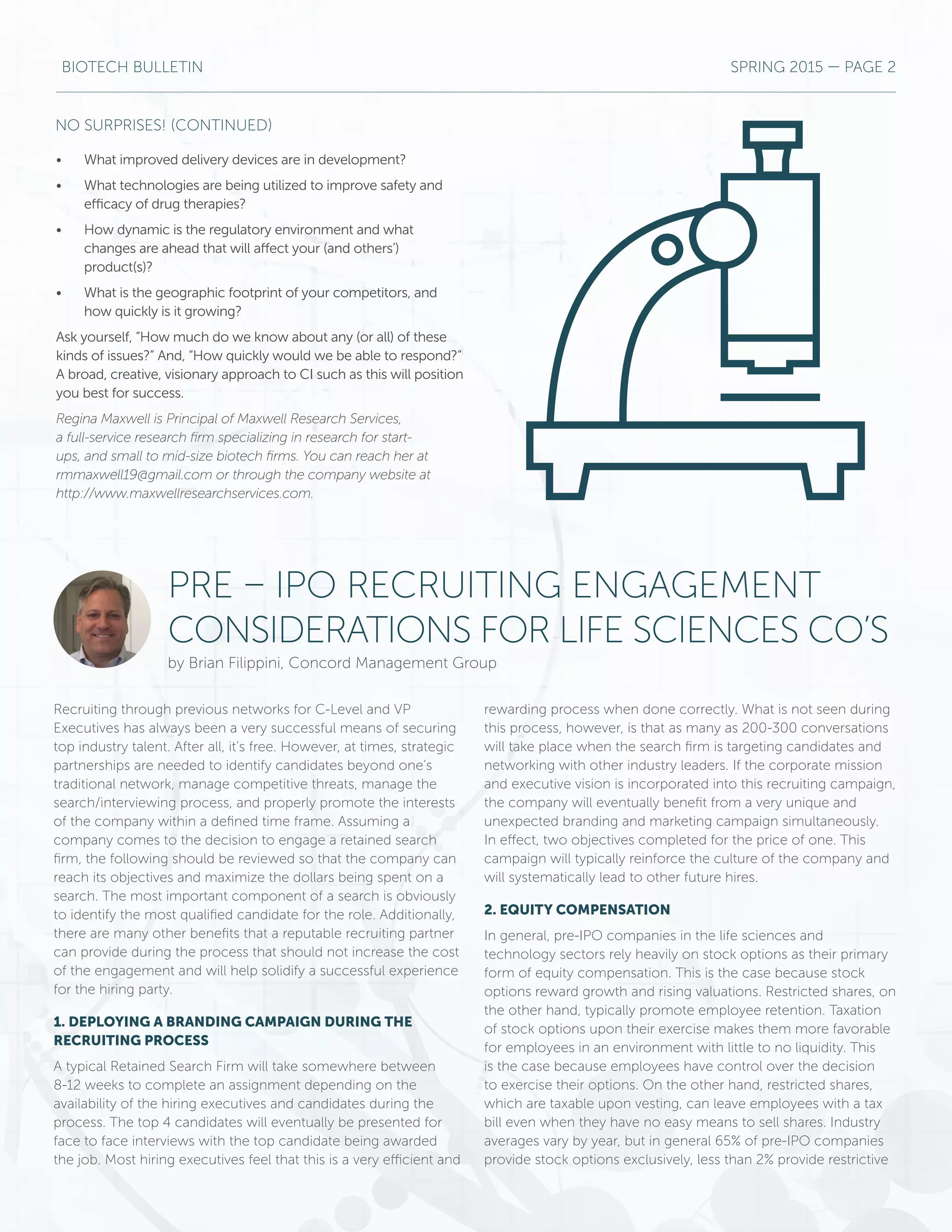 biotech bulletin-2015-spring | PDF