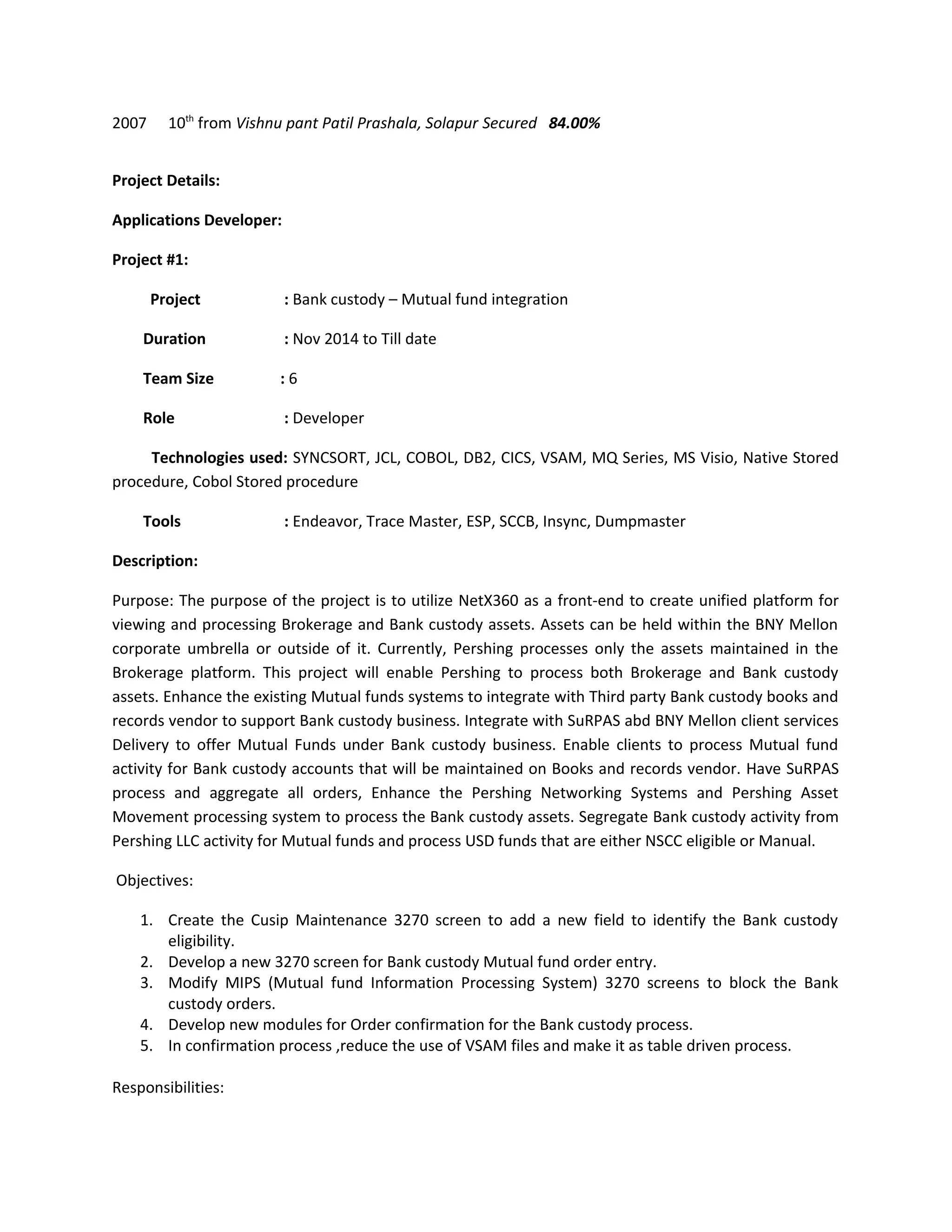 Manasi Raut-Resume. | PDF