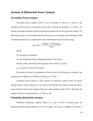 Power Analysis Attacks | PDF