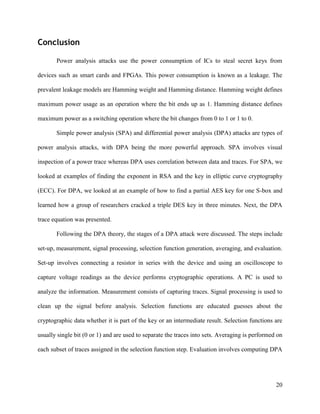 Power Analysis Attacks | PDF