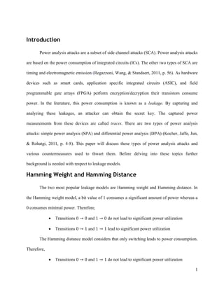 Power Analysis Attacks | PDF