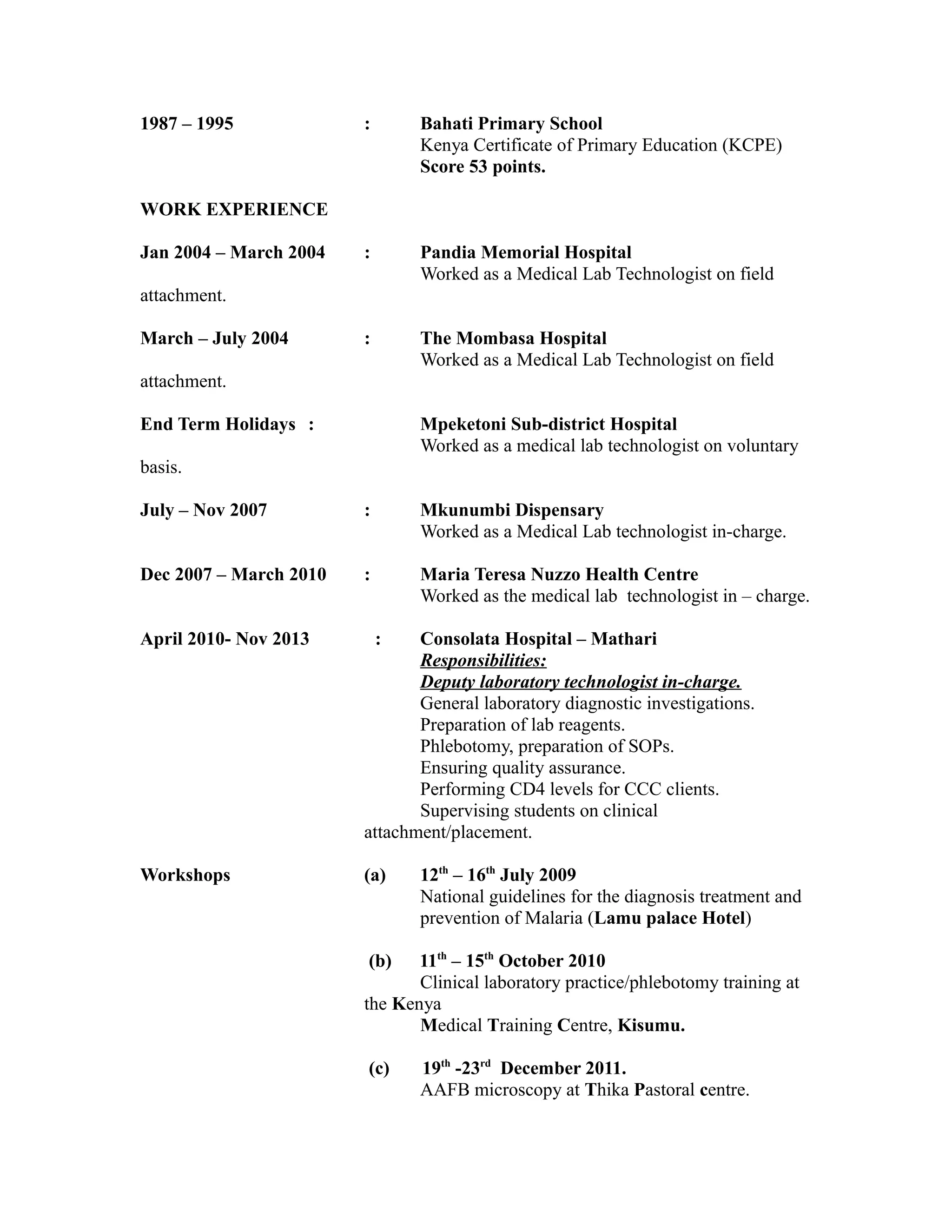 juliuscv-12 | DOC | Healthcare Industry | Industries