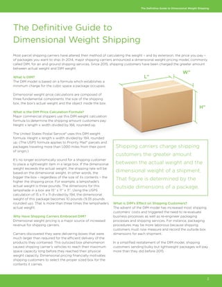Dim_Weight_Guide_August | PDF