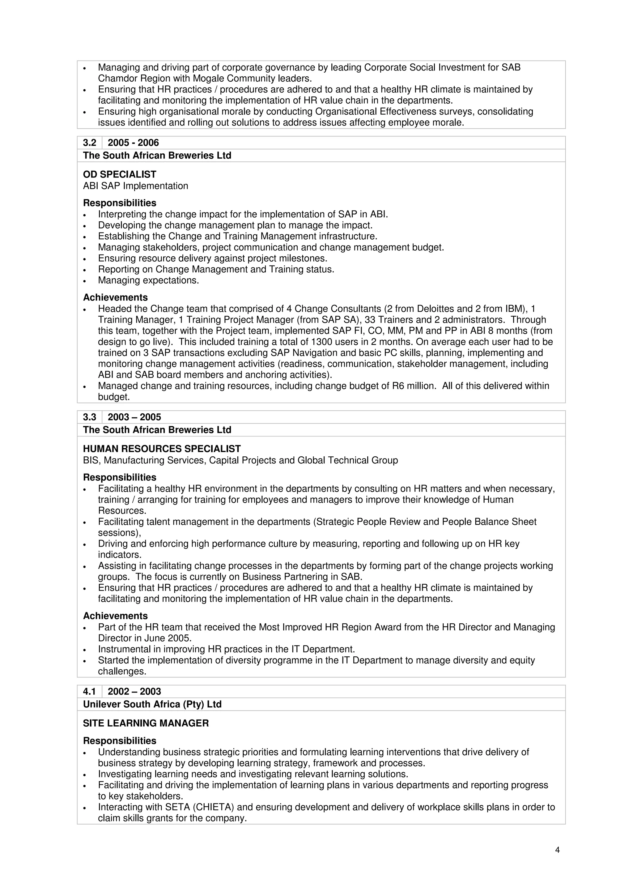 Matshediso Tshidi Ramogase CV_updated 7 Jan 2015 | PDF