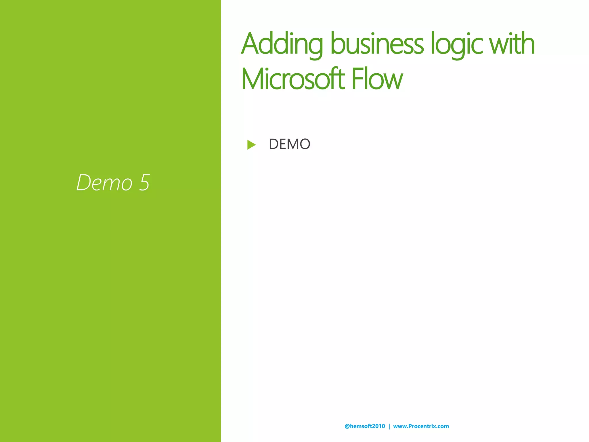 ProShare_PowerApps_Flow | PPT