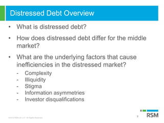 Distressed Debt Slides_Melissa Brady | PDF