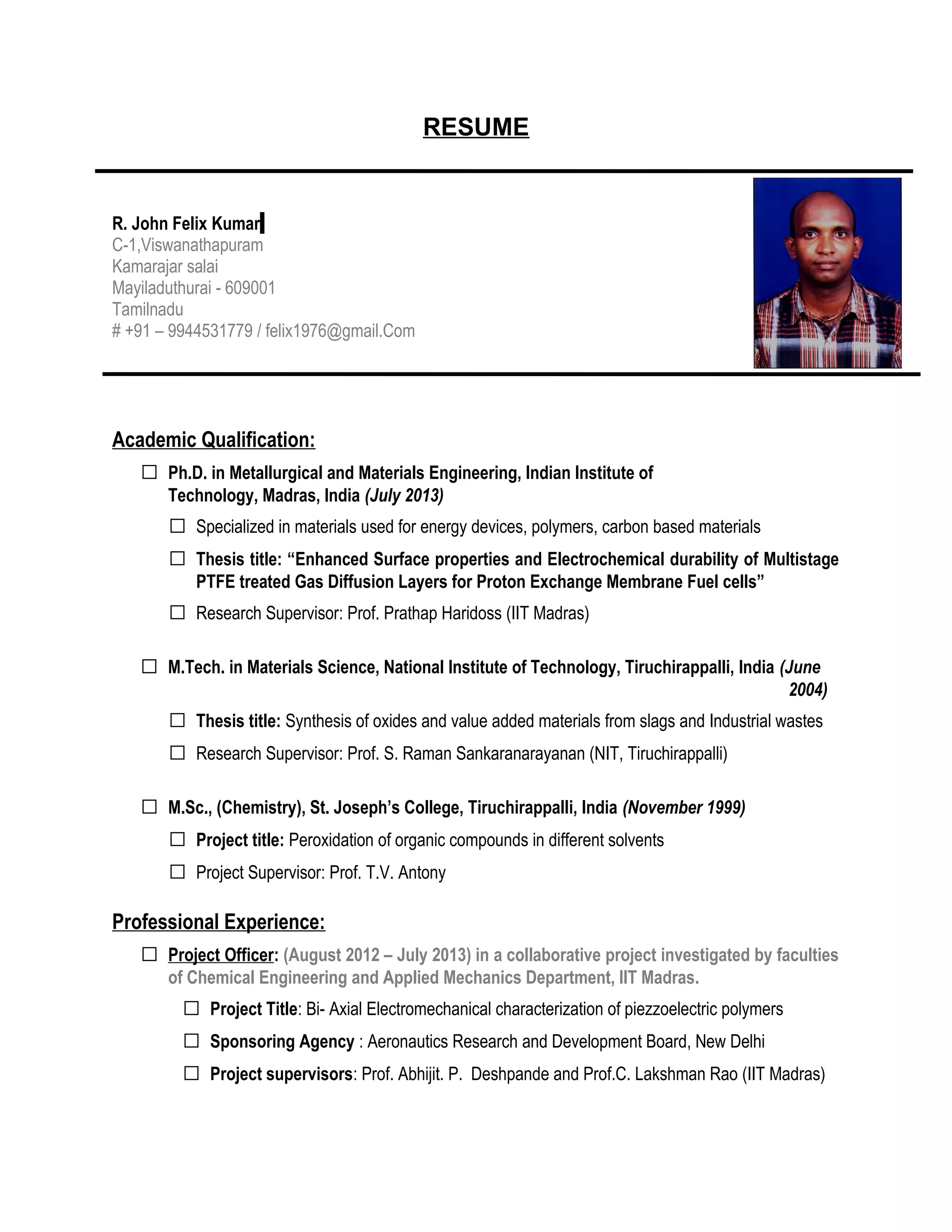 Resume new | DOC
