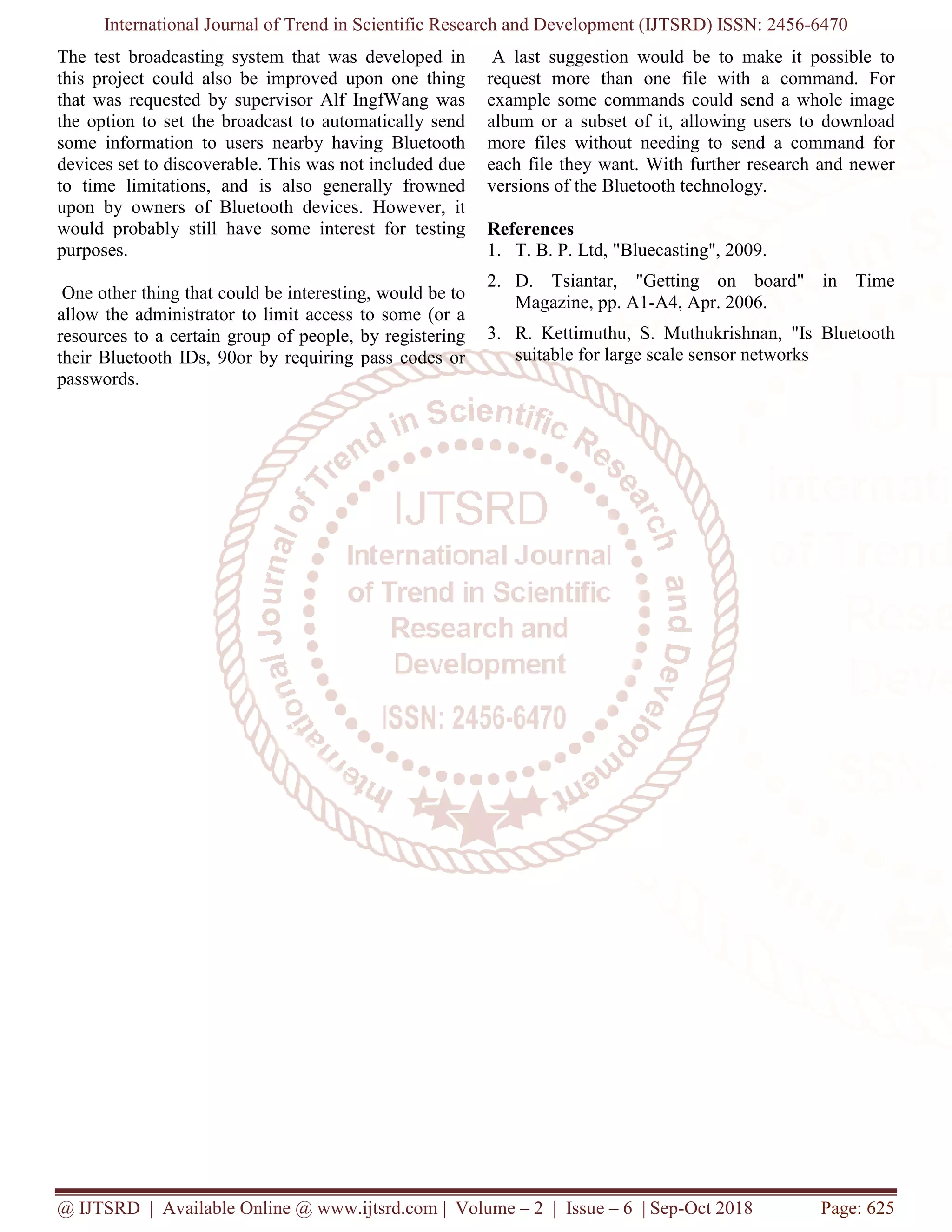 Bluetooth Broadcasting | PDF
