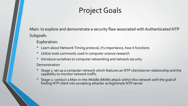 NTP Project Presentation | PPTX