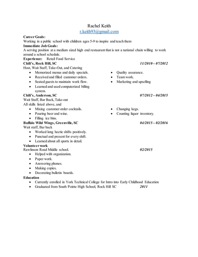 Rachel_Resume_1 | PDF