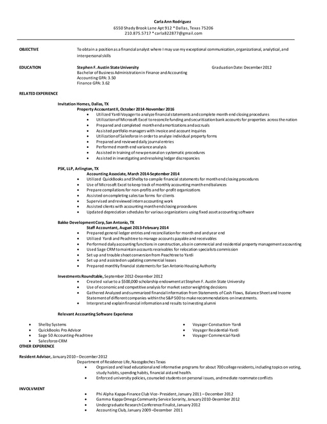 Resume-Financial Analyst | PDF