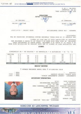 Diploma, TOR & PRC License Cert. | PDF