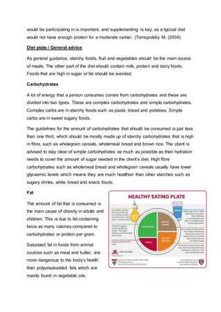 Nutrition Essay | DOCX | Running and Jogging | Fitness and Exercise