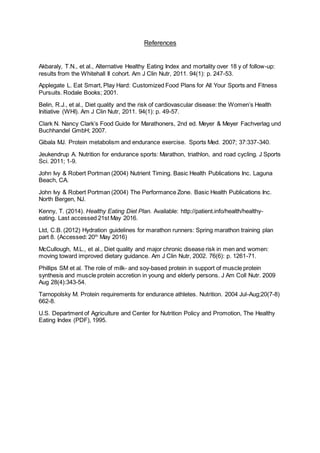 Nutrition Essay | DOCX