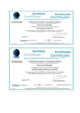 All Ethics Certificates | PDF