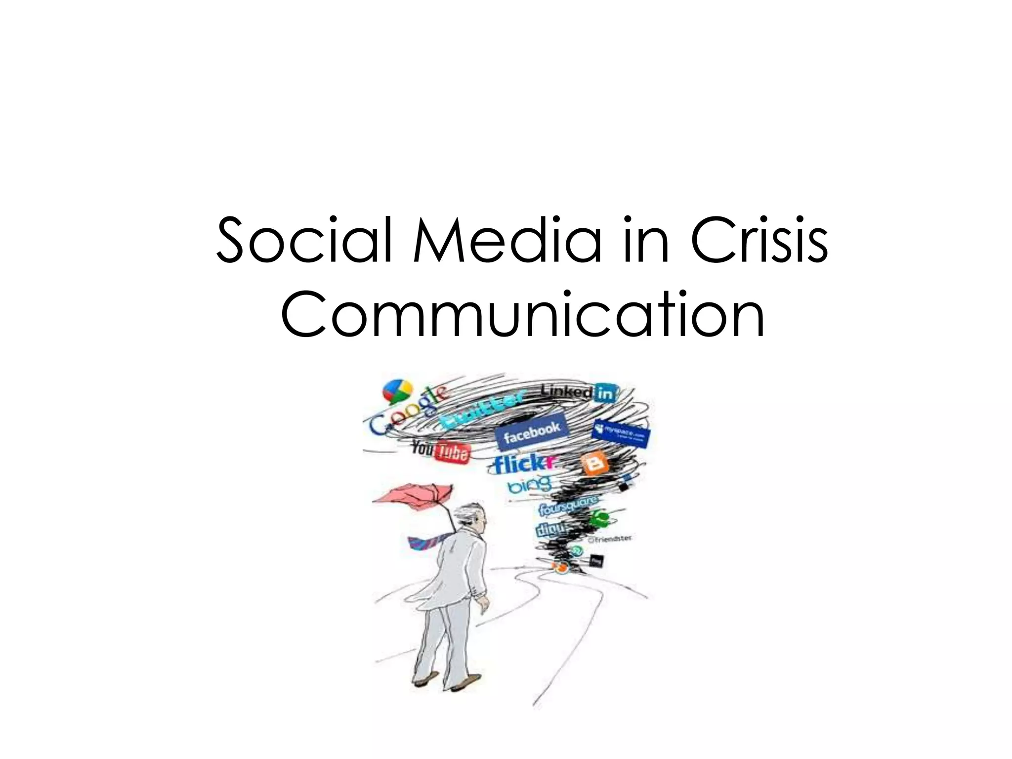 Social Media in Crisis Communication | PPTX