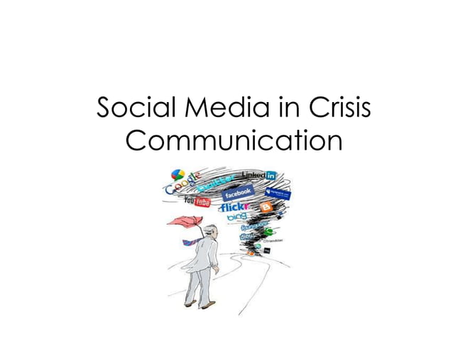 Social Media in Crisis Communication | PPTX