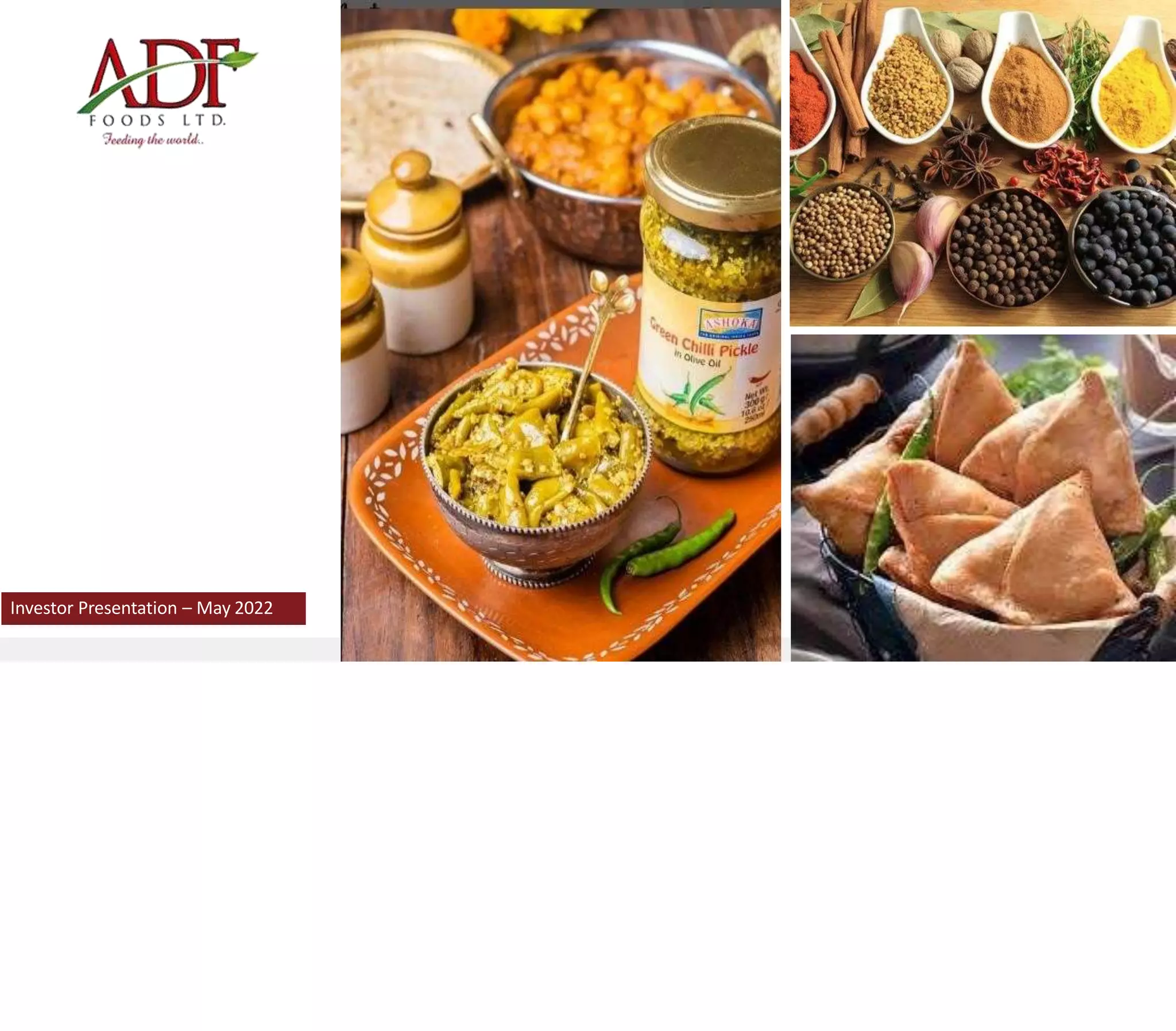 Adf Foods Company History Information | PPTX