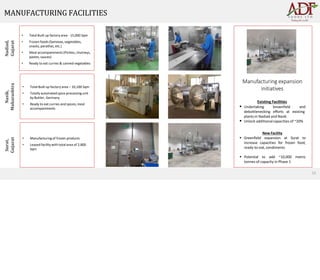 Adf Foods Company History Information | PPTX
