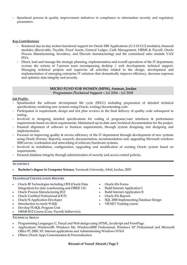 Yousef Aburub - Resume - Final(1) | PDF
