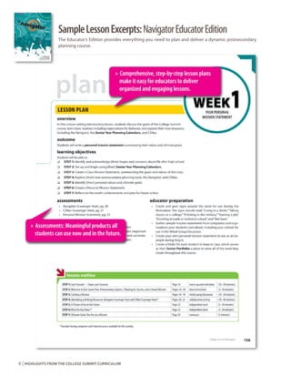 Sample Curriculum 111612 | PDF