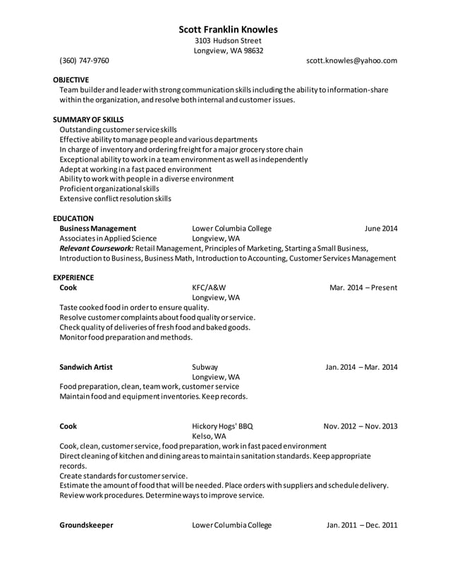 Comprehensive Resume | PDF