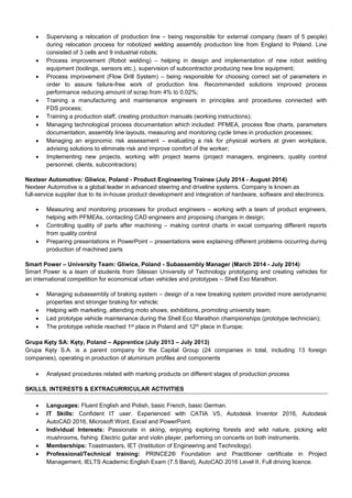 CV Lukasz Sokalla | PDF