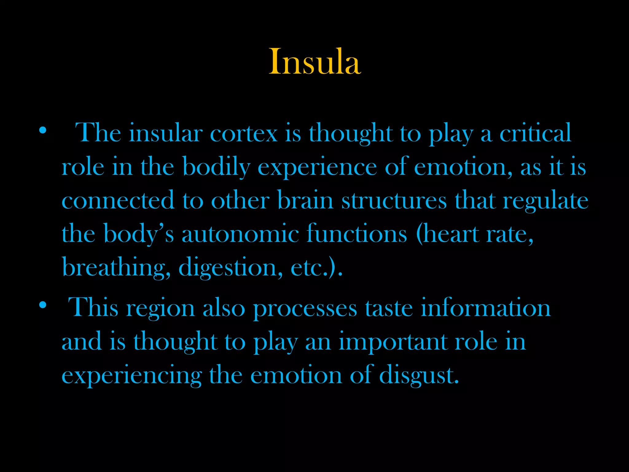 Biology of emotions | PPT