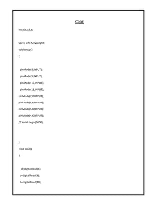 Final Report | DOC | Robotics | Technology & Computing