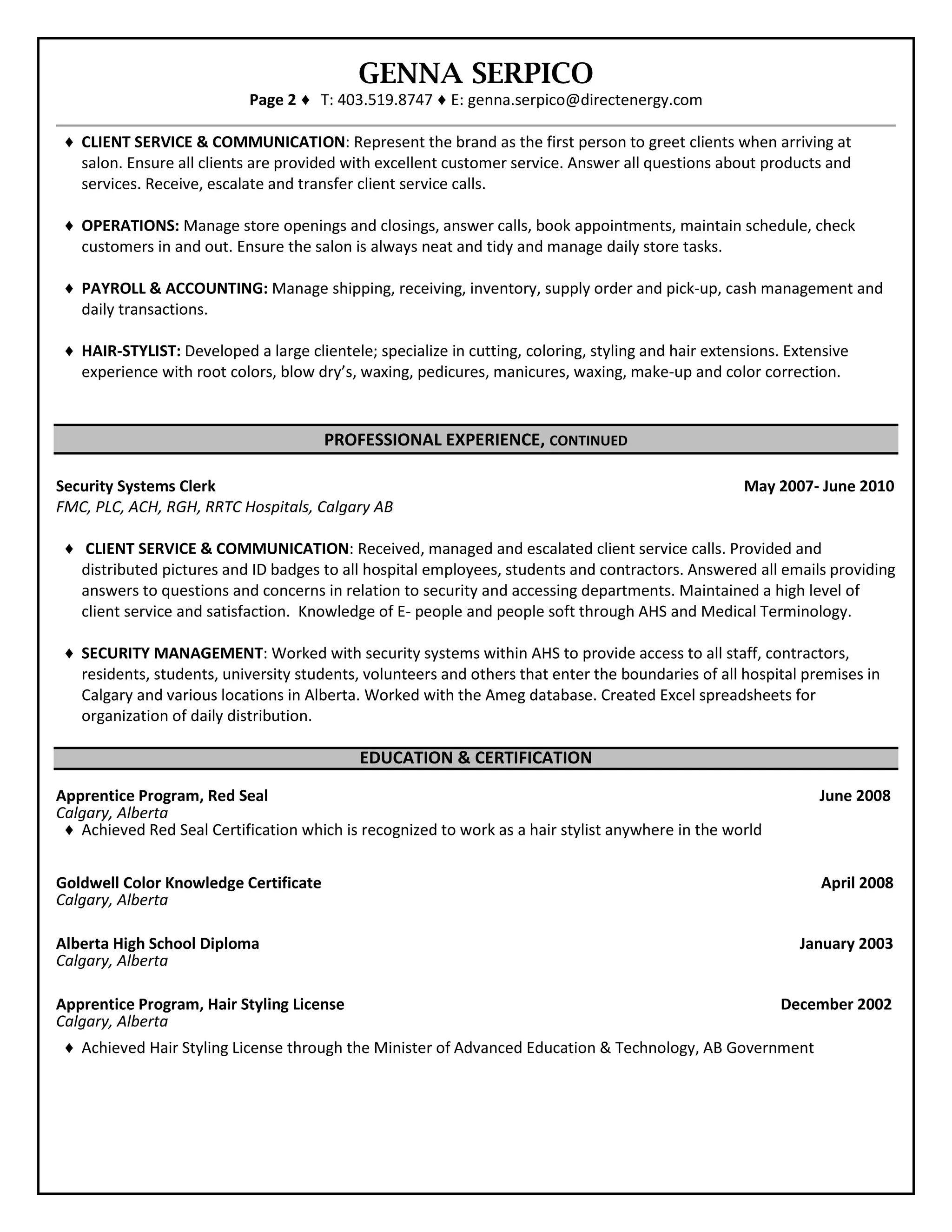 G.RESUME | PDF