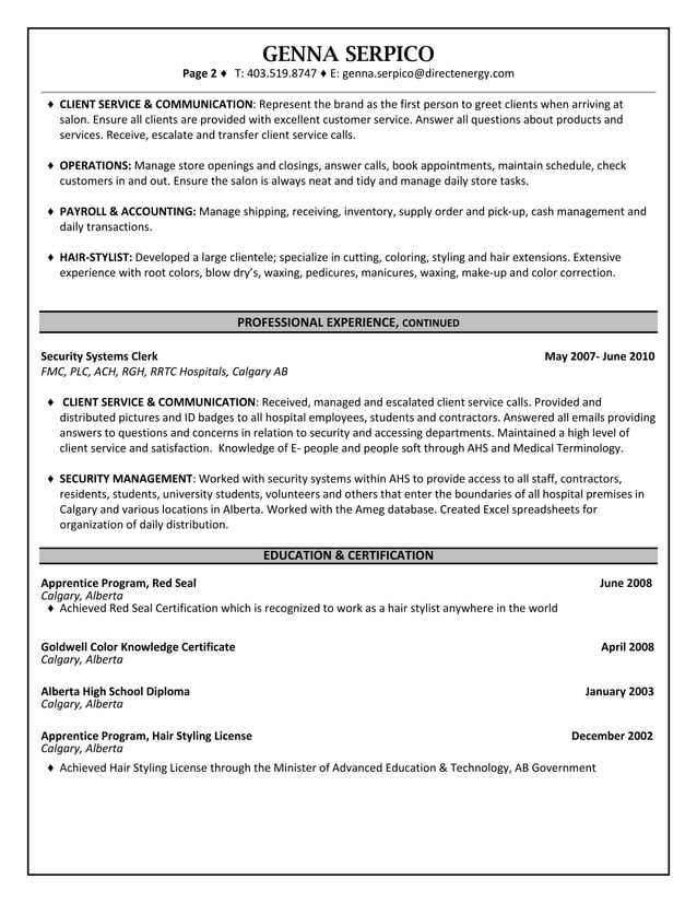 G.RESUME | PDF | Hair Care | Beauty