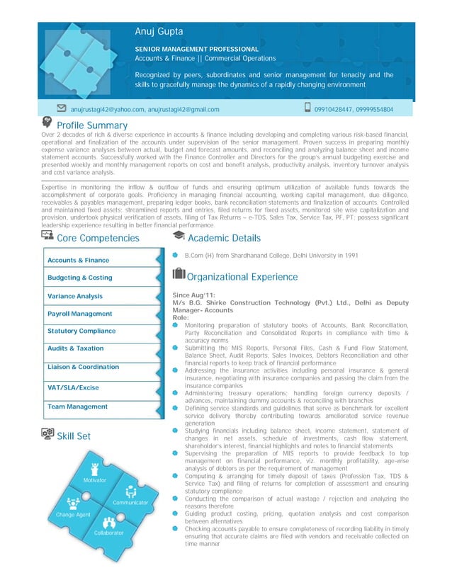 ANUJ GUPTA RESUME | PDF