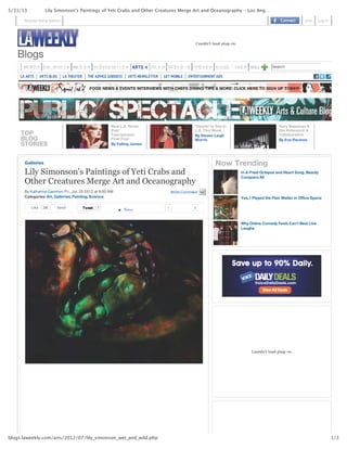 Lily Simonson Press Highlights Deep Sea | PDF